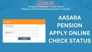 Aasara Pension Status With Aadhar - aasara.telangana.gov.in