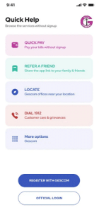 GESCOM Online Payment - https://gescom.karnataka.gov.in