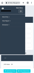 HWC Portal Daily Entry - https://ab-hwc.nhp.gov.in/