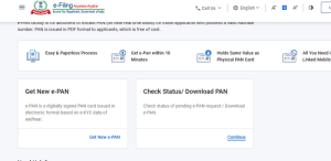 PAN Card Download PDF | NSDL Services | UTIITSL | Get E-PAN