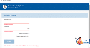 NSP Login Renewal: Scholarship Status, Fresh Application